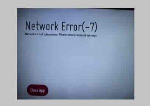 LG TV Network Error Code -7 [Fixed]