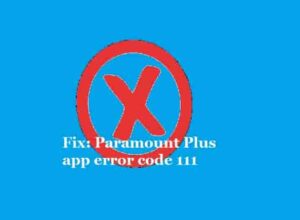 Paramount Plus error Code 111 [Simple Steps To Fix]