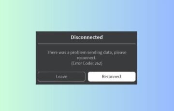 Roblox Error Code 262 (Meaning and Fixes)